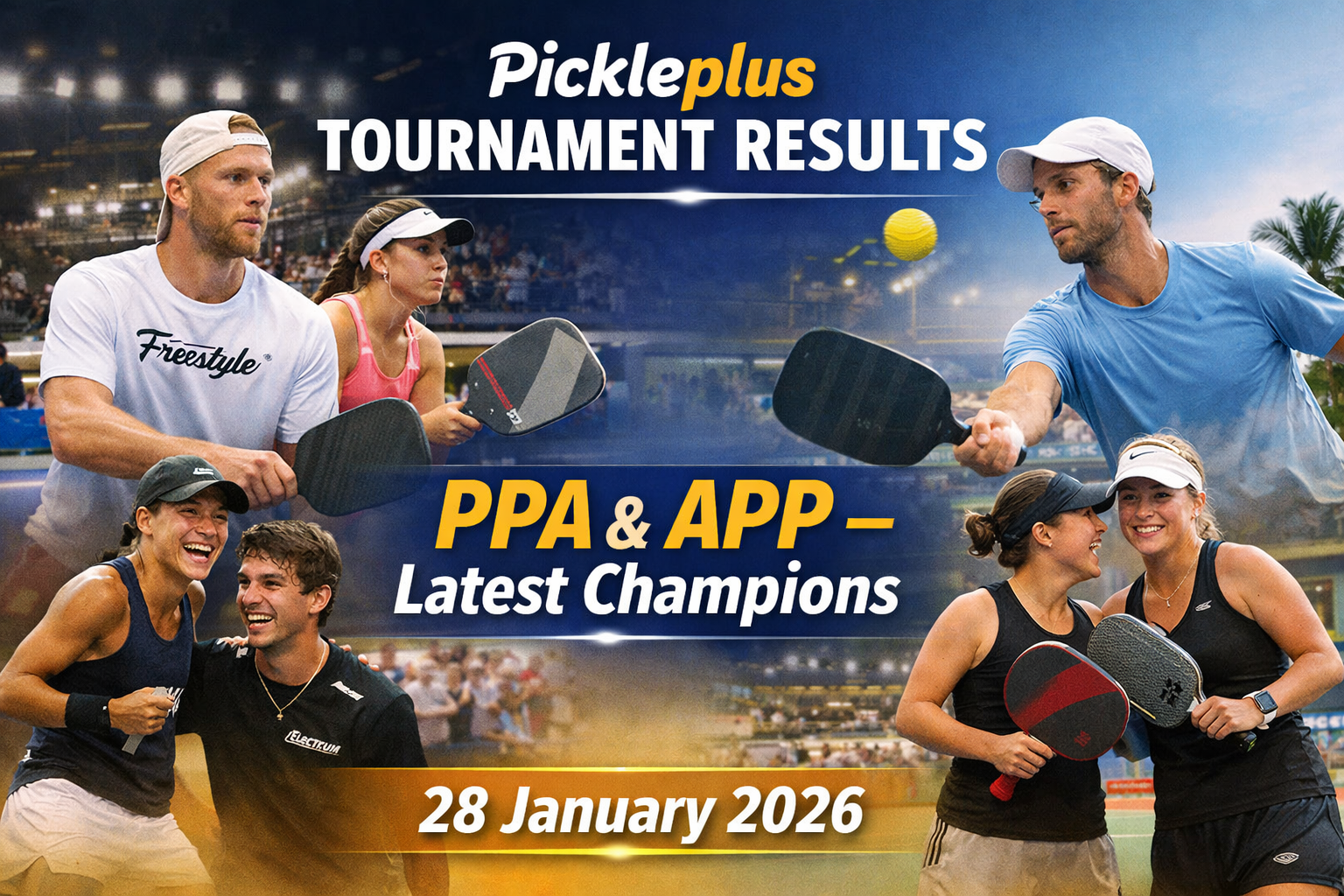 Latest PPA & APP Tournament Results | Pickleplus